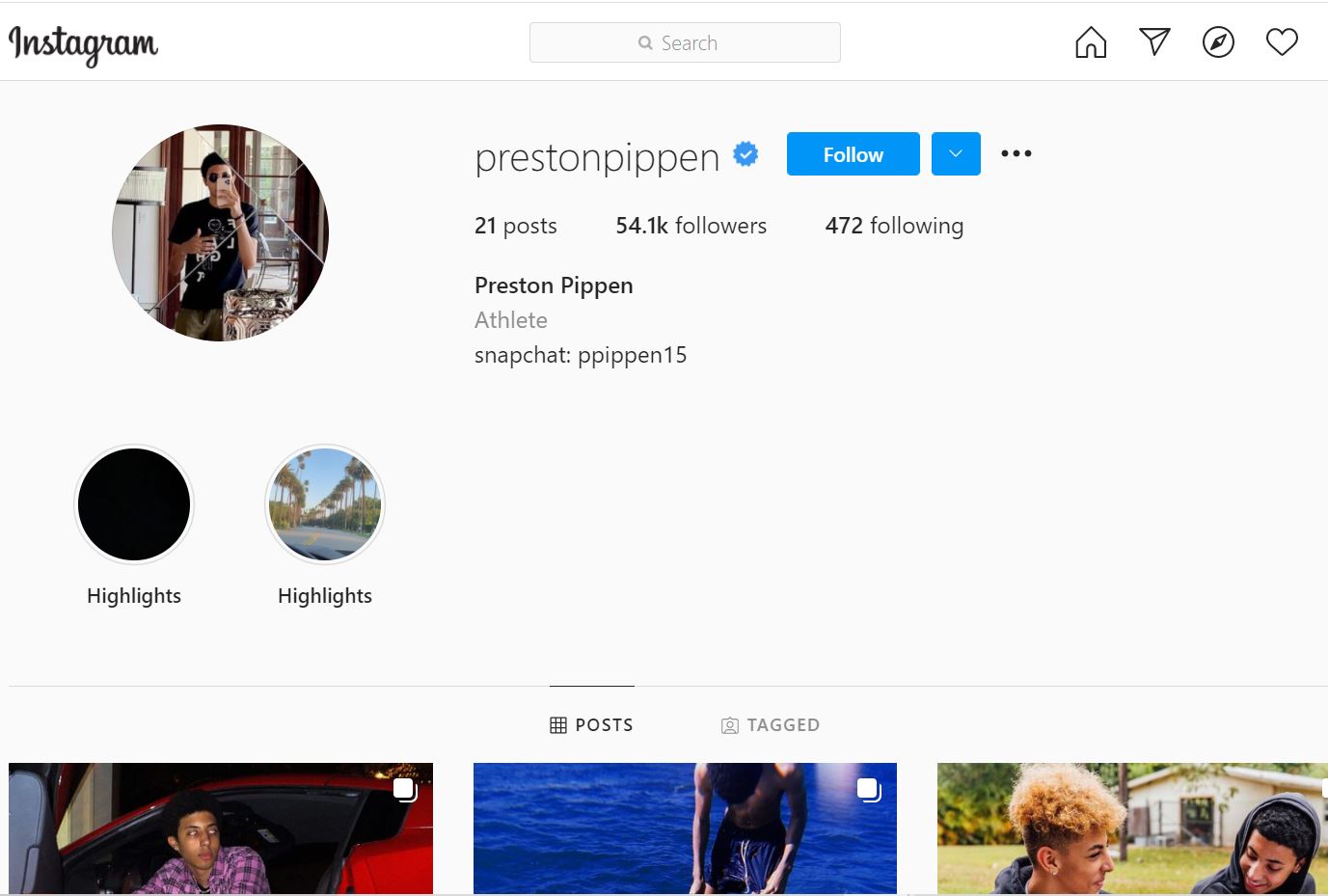 Preston Pippen Wiki (Scottie Pippen's Son) Height, Age, Girlfriend ...