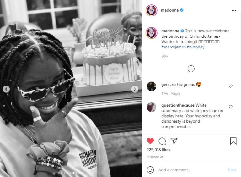 Who is Mercy James? Wiki, Biography & Facts About Madonna's Daughter