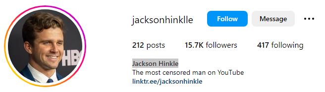 Jackson Hinkle Wiki: Age, Parents, Height, Family, Girlfriend, Net ...