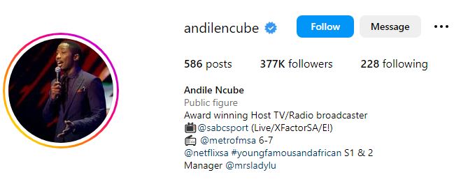 Andile Ncube Wiki, Age, Wife, Girlfriend, Net Worth, Family ...