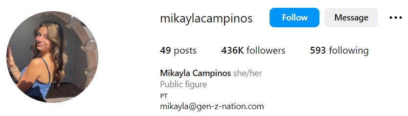 Mikayla Campinos Age, Biography, Wiki, Family, Death, Boyfriend, Height ...