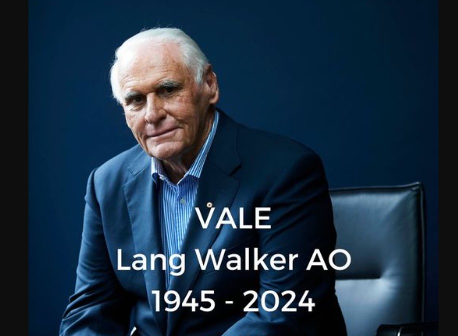 Lang Walker AO Dies at 78: A Tribute to His Legacy of Nation-Building ...